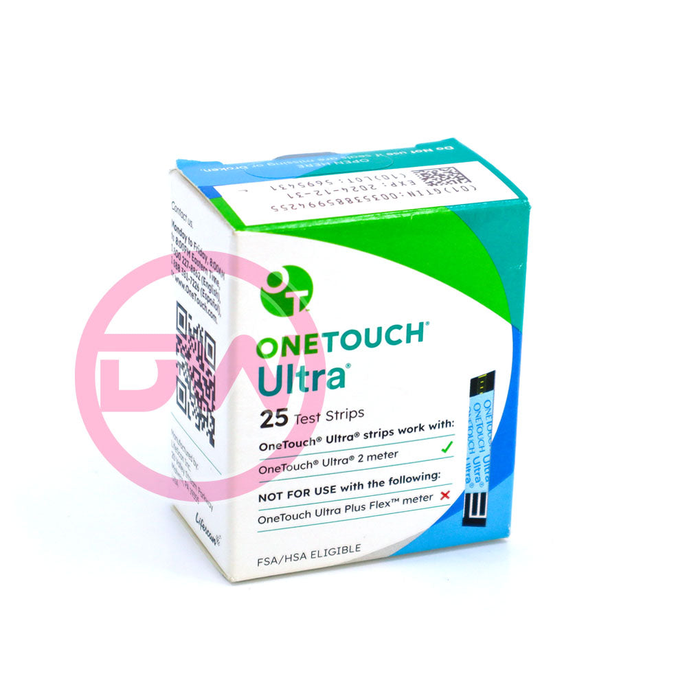 One Touch Ultra Test Strips 25ct
