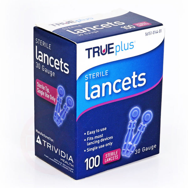 TRUEplus Sterile Lancets - Universal Twist Top 100ct