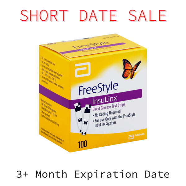 FreeStyle InsuLinx Test Strips 100ct - Short Dated