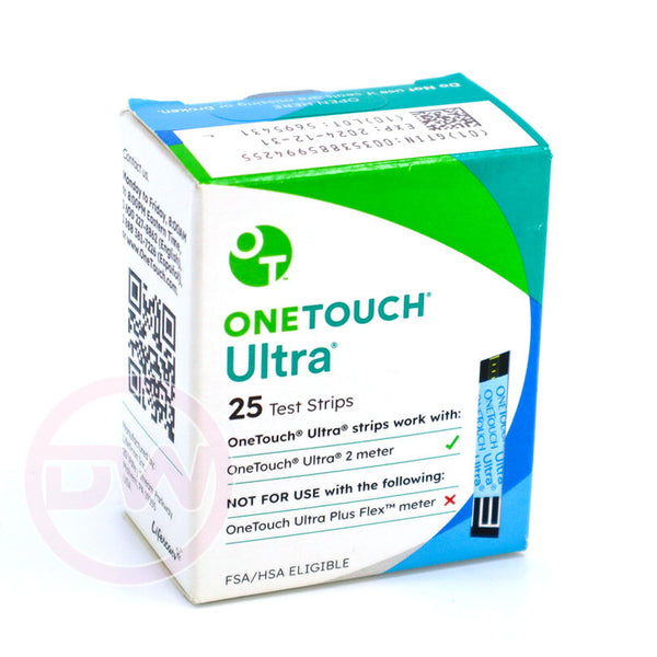 One Touch Ultra Test Strips 25ct