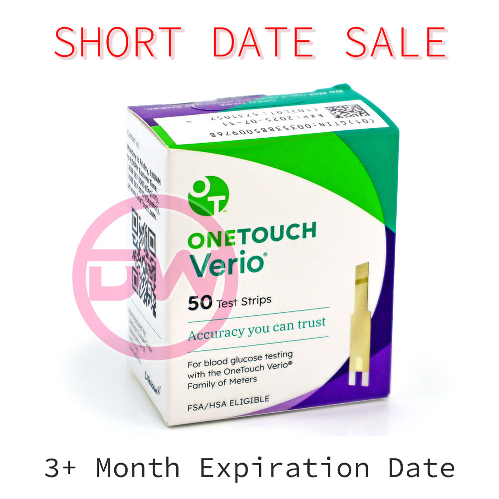 One Touch Verio Test Strips 50ct - Short Dated