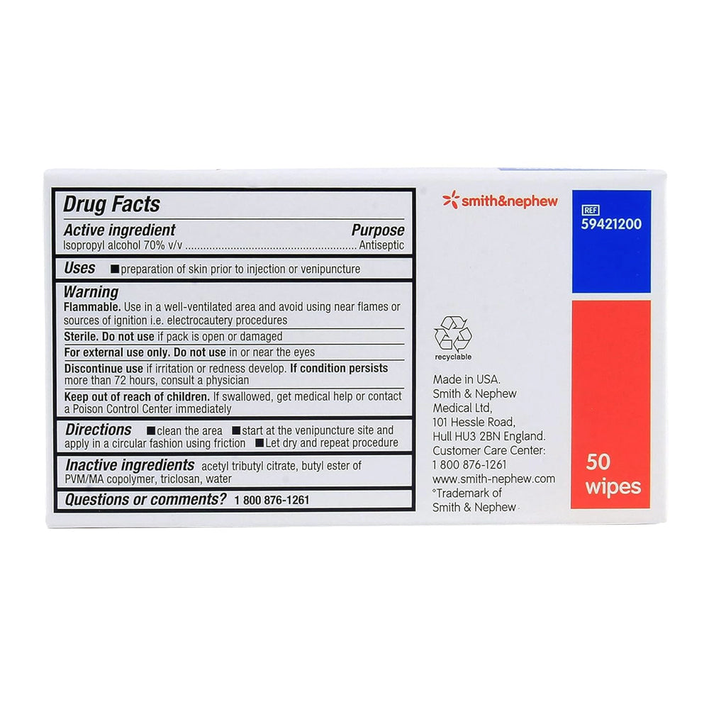 Smith & Nephew IV Prep Antiseptic Wipes