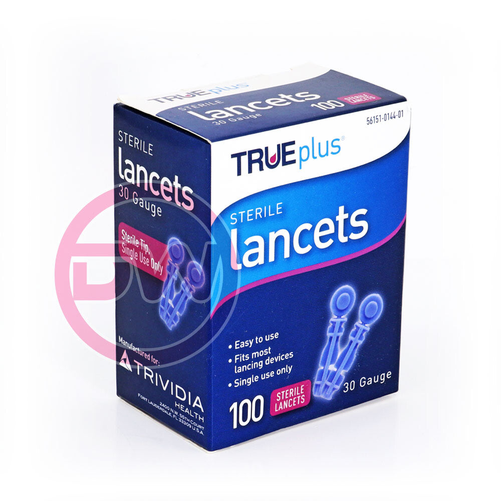 TRUEplus Sterile Lancets - Universal Twist Top 100ct
