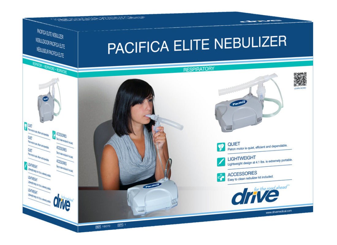 Drive Pacifica Elite Compressor Nebulizer with Disposable Neb Kit