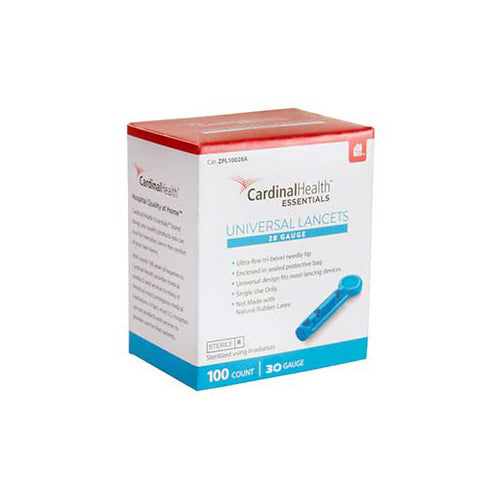 Cardinal Health Essentials Universal Lancets 30G - 100ct