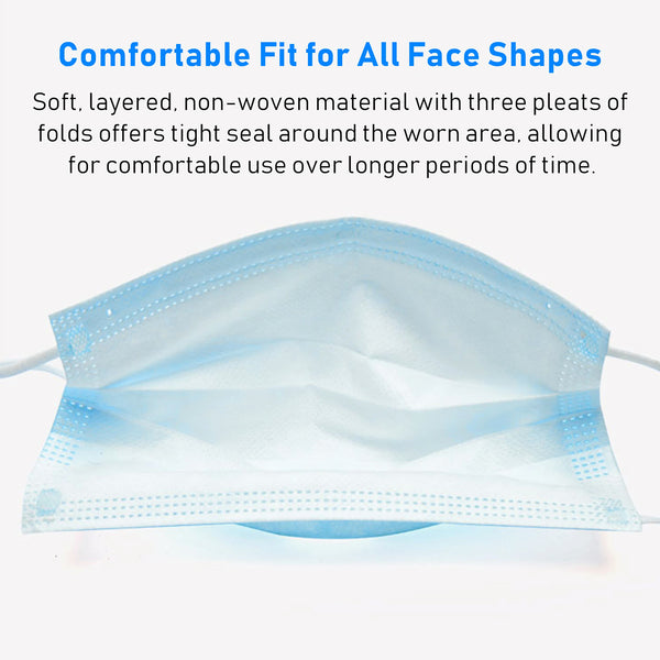 3 Ply Disposable Face Mask (50 Pack)