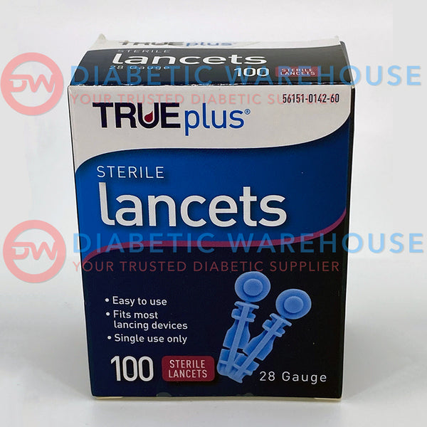 TRUEplus Sterile Lancets - Universal Twist Top 100ct