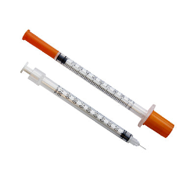 Easy Comfort Insulin Syringes - 30G 1 cc 1/2" 100/bx